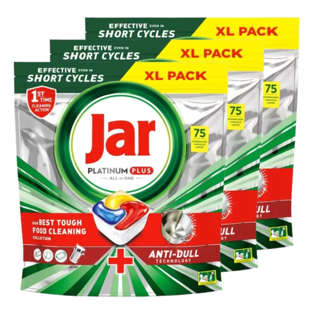 Jar Platinum Plus mosogatógép tabletta (3x75 db) - Pelenka.h