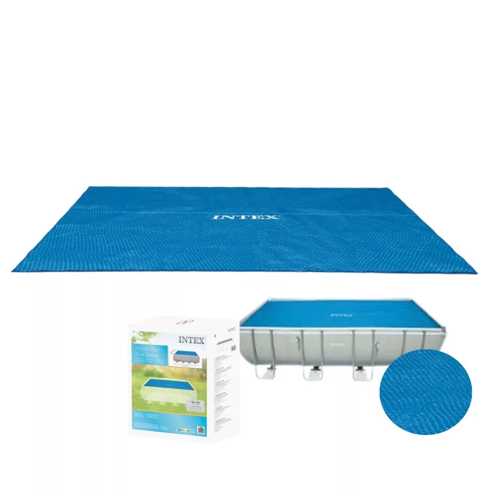 Intex 4,88m x 2,44m prémium medence szolártakaró (méretre is