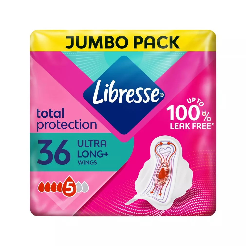 Libresse Ultra Long Wings egészségügyi betét Mega Pack (36 d
