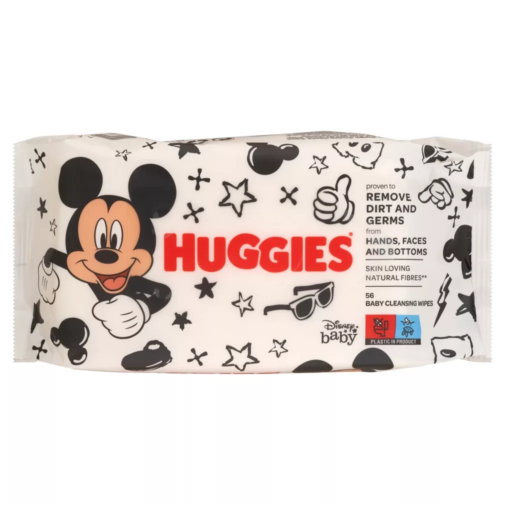 Huggies All Over Clean nedves törlőkendő - Mickey egér (56 d